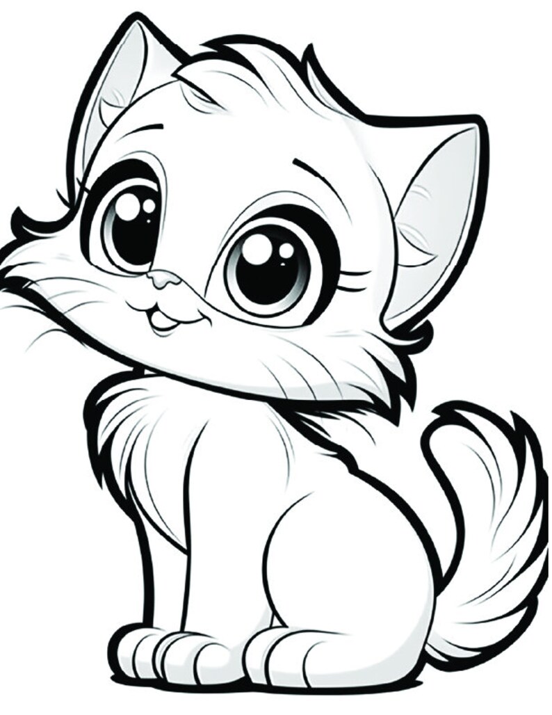 Cat Coloring Pages , Download and Print Cat Coloring Pages for Kids and ...