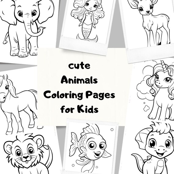 Kids Coloring Pages Animals And More Kids Wearing Animals Costumes