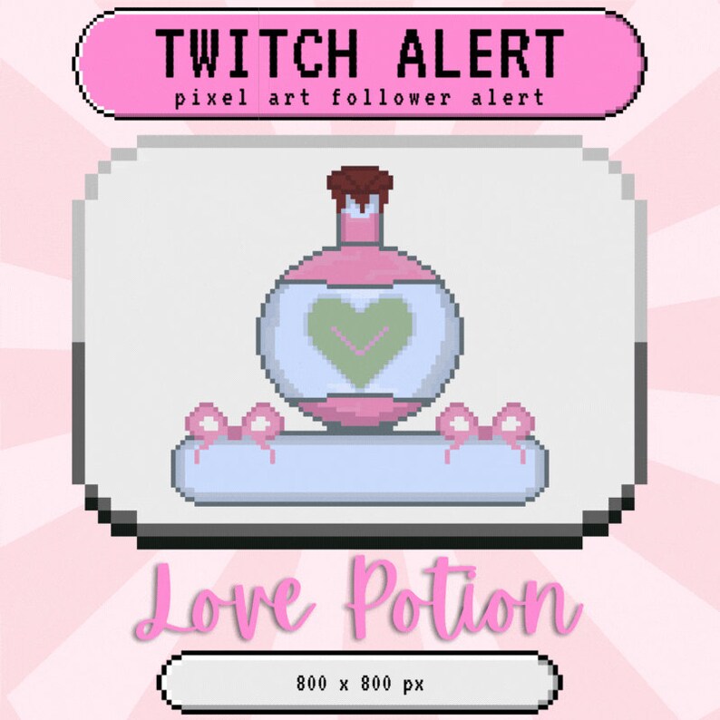 Potion Twitch Alert / Emote | Animated Pixel Art | Twitch Follower ...