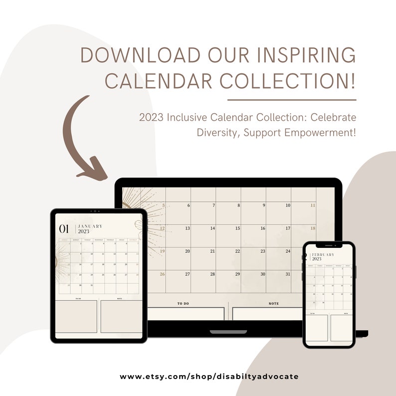Beautifully Designed Digital Calendars for Disability Advocate ...