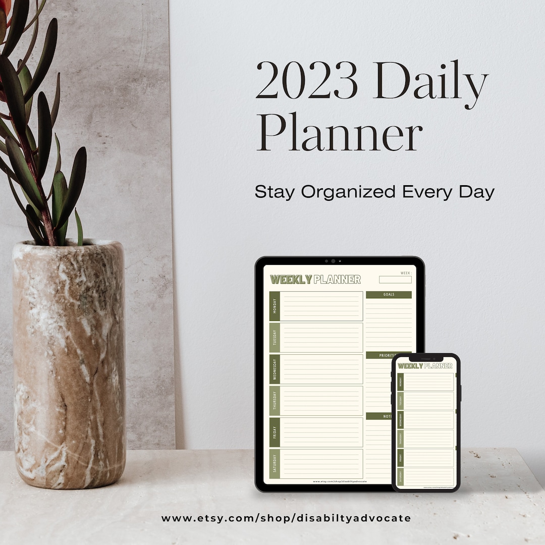 Plan With Purpose Inspirational Daily Planner for Mindful Living. - Etsy