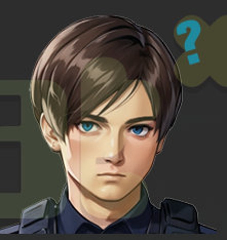 Leon S. Kennedy Emote Sticker Pack: Twitch, Discord, Youtube (digital ...