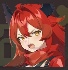 RED HOOD Nikke, Twitch, Discord, Youtube, YT, Stream Emote Emoji ...