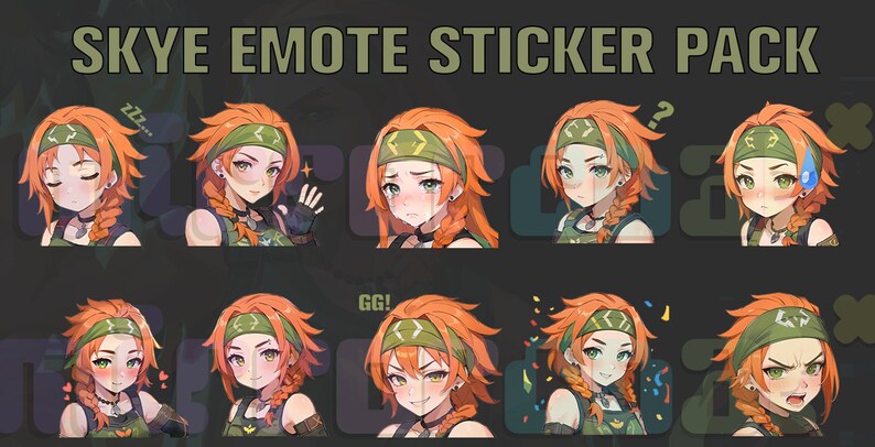 Valorant 3pack, Neon/deadlock/skye, Twitch, Discord, Youtube, YT ...