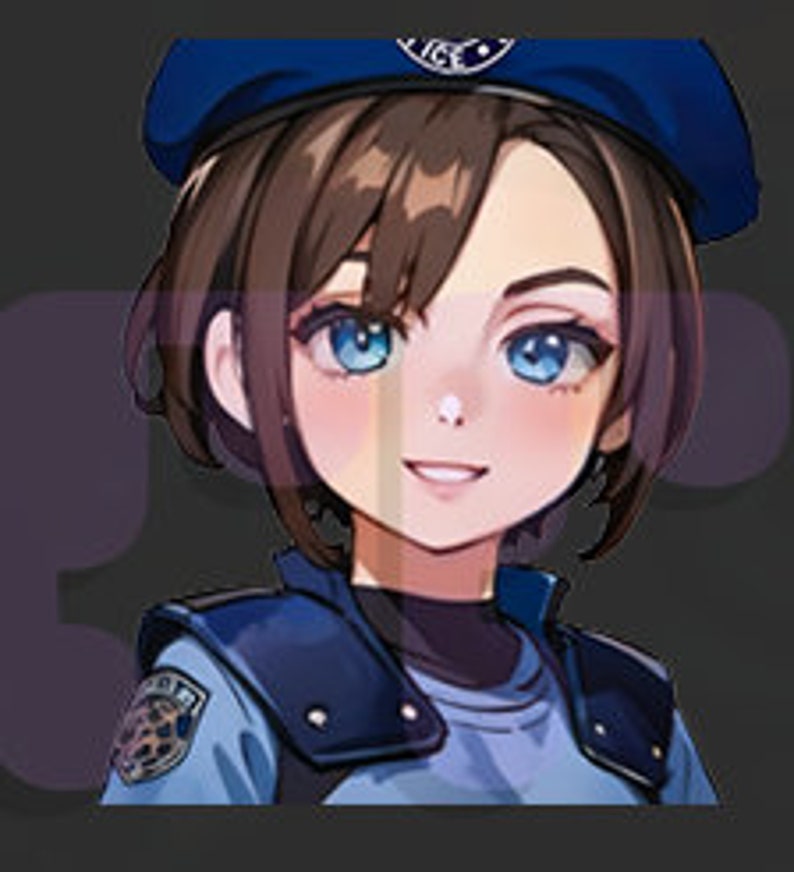 Jill Valentine Chibi Emote Sticker Pack: Twitch, Discord, Youtube ...