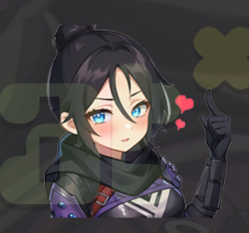 Wraith Emote Sticker Pack: Apex Twitch, Discord, Youtube (digital ...