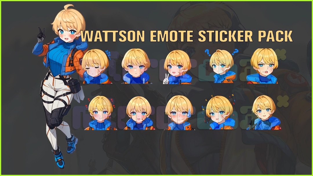 Wattson Apex, Twitch, Discord, Youtube, YT, Stream Emote Emoji Sticker ...