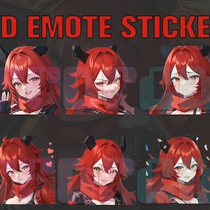 RED HOOD Nikke, Twitch, Discord, Youtube, YT, Stream Emote Emoji ...