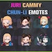 SF6 3-pack Juri/cammy/chun Li, Twitch, Discord, Youtube, YT, Stream ...