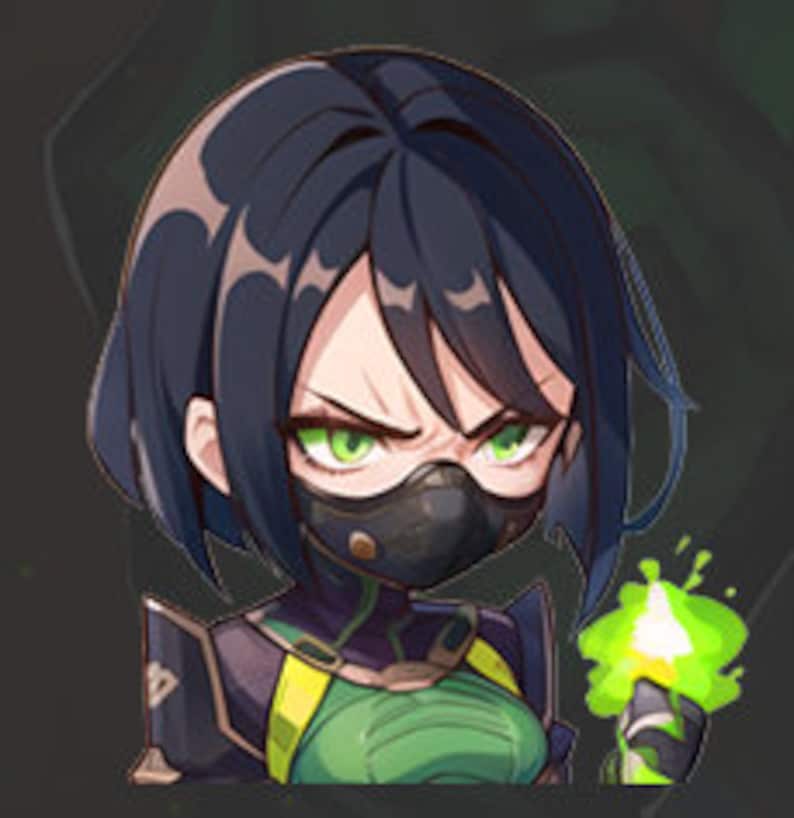 Viper Valorant, Twitch, Discord, Youtube, YT, Stream Emote Emoji ...