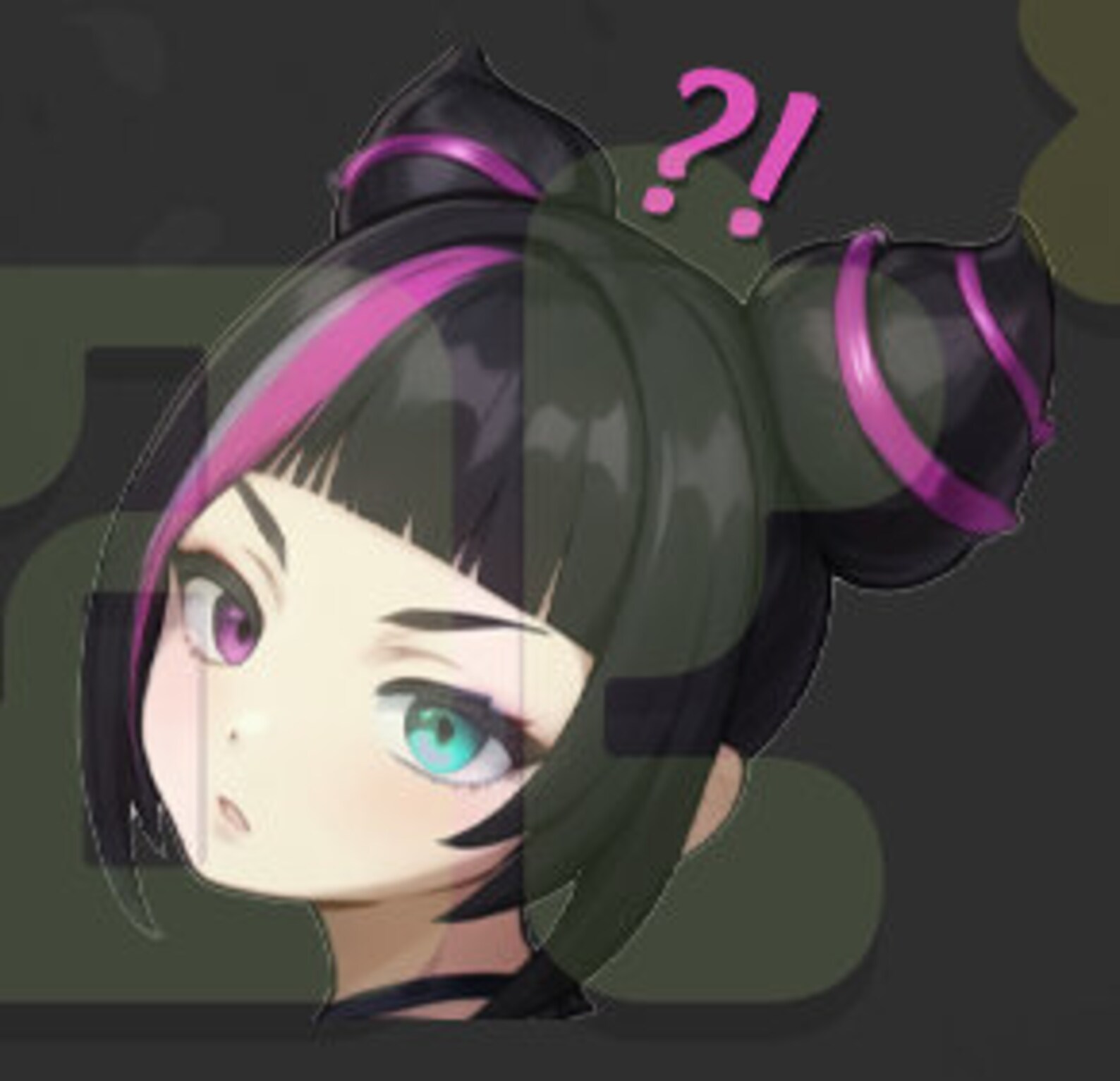 Juri Han SF6 Emote Sticker Pack: Twitch, Discord, Youtube (PNG Digital ...
