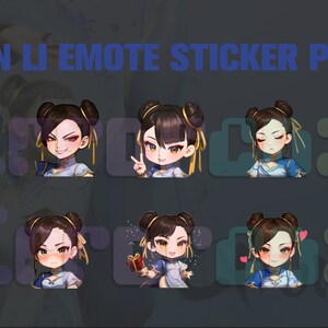 SF6 Emote Sticker Pack: Juri, Cammy, Chun Li (digital Download) - Etsy