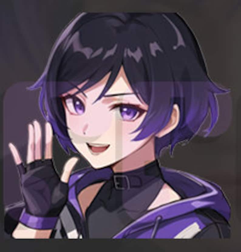 Reina Tekken 8 Emote Sticker Pack: Twitch, Discord, Youtube (digital ...