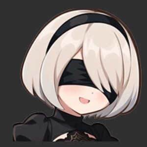 2B Nier Automata Emote Sticker Pack: Twitch, Discord, Youtube (digital ...