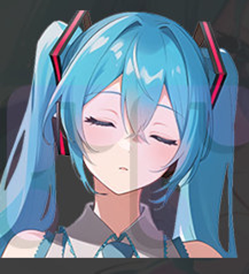 Hatsune Miku Emote Sticker Pack: Anime Chibi (digital Download) - Etsy