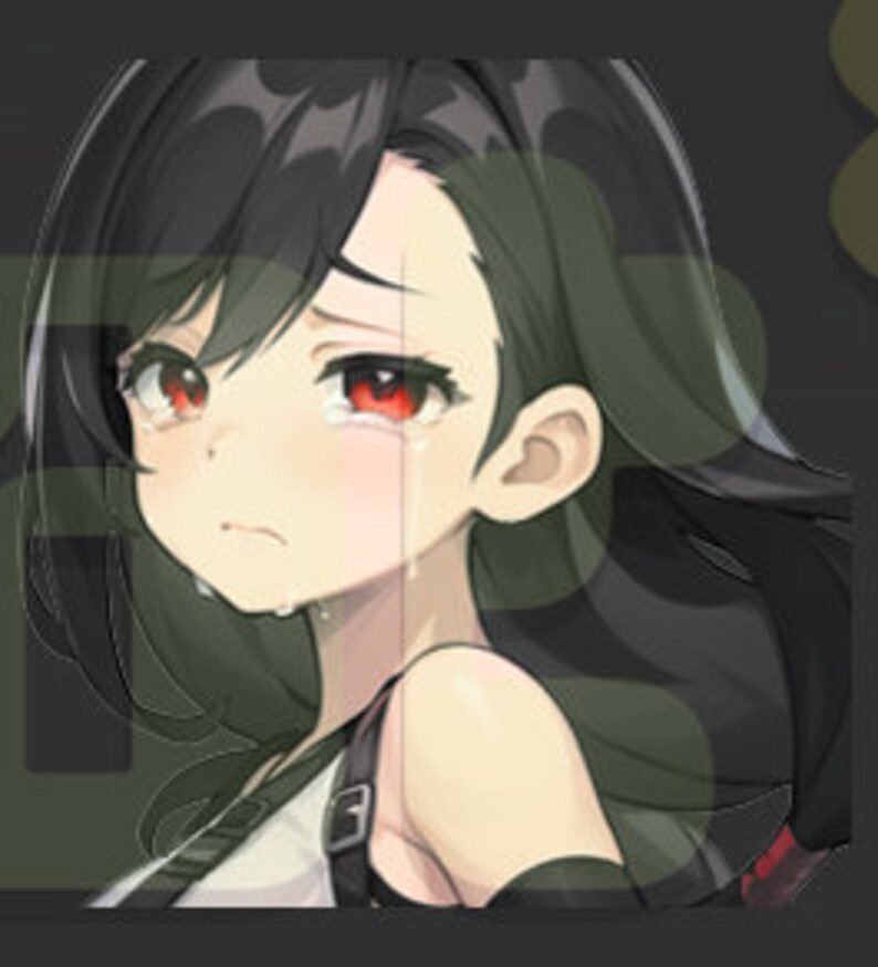 Tifa Lockhart Emote Sticker Pack: FF7 Chibi (digital Download) - Etsy