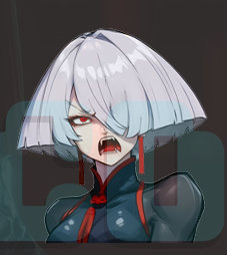 Aki SF6 Emote Sticker Pack: Chibi Video Game (digital Download) - Etsy