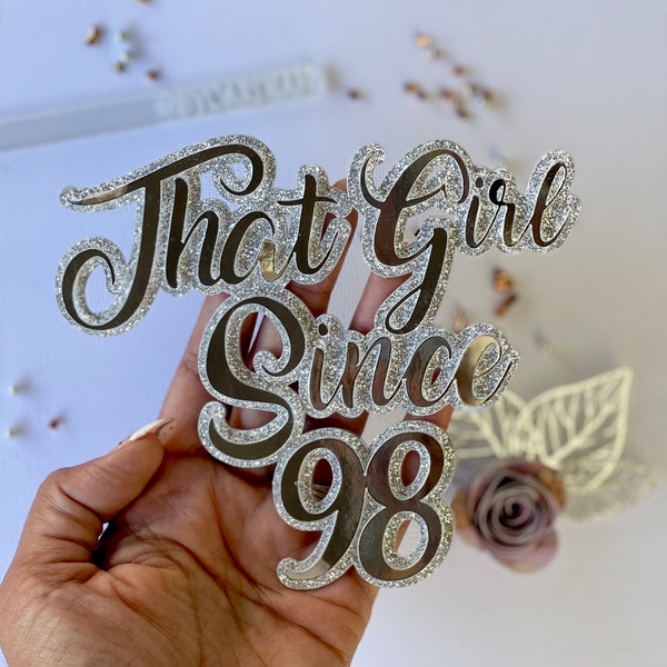 Gold Cake Topper - Etsy