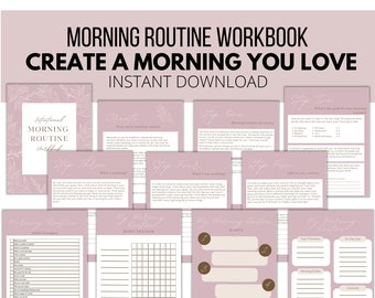 Printable Morning Routine Chart for Success Planner Morning - Etsy