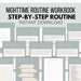 Nighttime Routine Planner Printable PDF, How to Plan Your Ideal Night ...