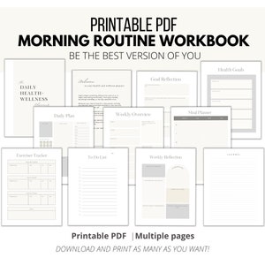 Productivity Planner Printable Bundle | Life Planner Binder | Goal ...