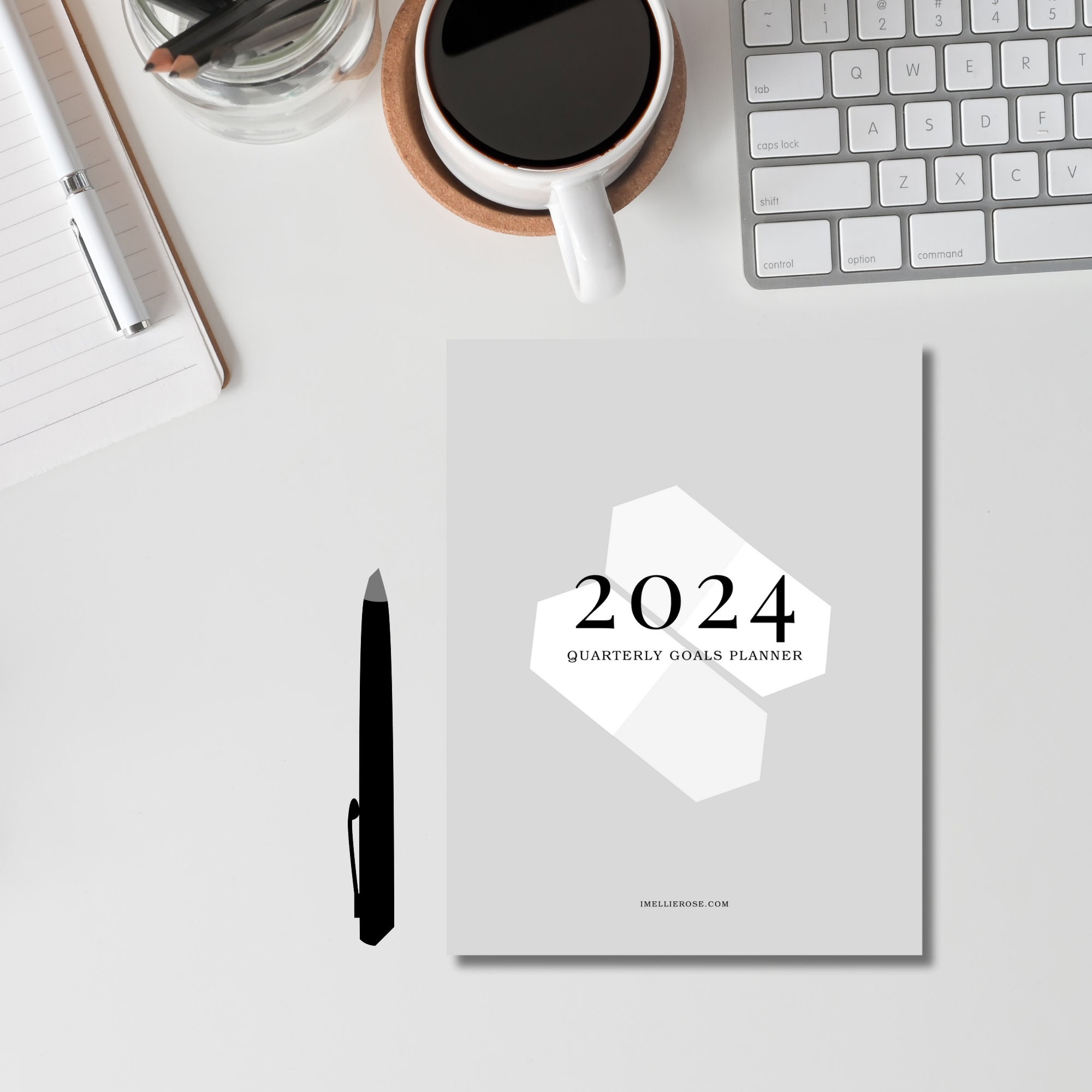 2024 Quarterly Goal Planner Printable Pdf, Goal Strategy Planner, Habit ...