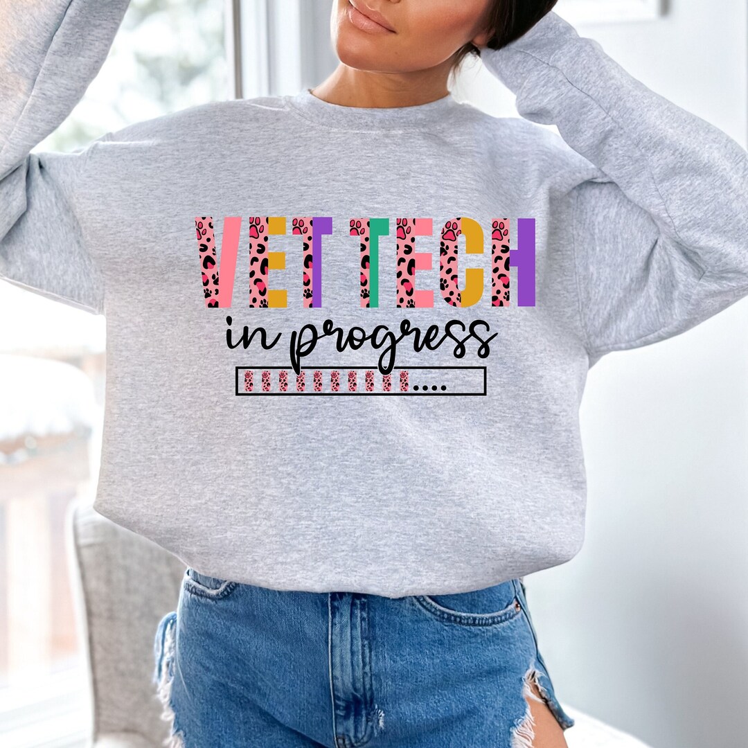 Vet Tech Sweatshirt, Veterinary Shirt, Veterinary Gift, Vet Student ...