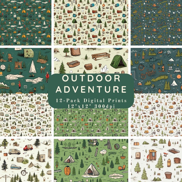 Tree Scrapbook Paper - Etsy