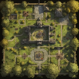 Castle Map Pack: Stoney Keep - 5 Unique Locations D&D Game Print ...