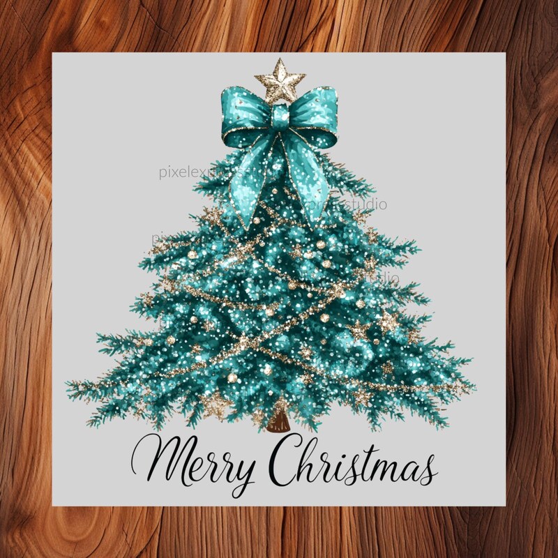 Teal Christmas - Etsy