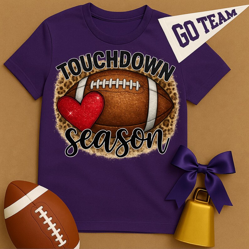 Touchdown Season Football PNG Digital Download for T-shirts, Mugs ...