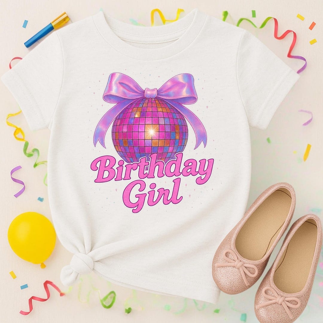 Disco Ball Birthday Party Decor: Groovy 70s Retro Print (digital ...