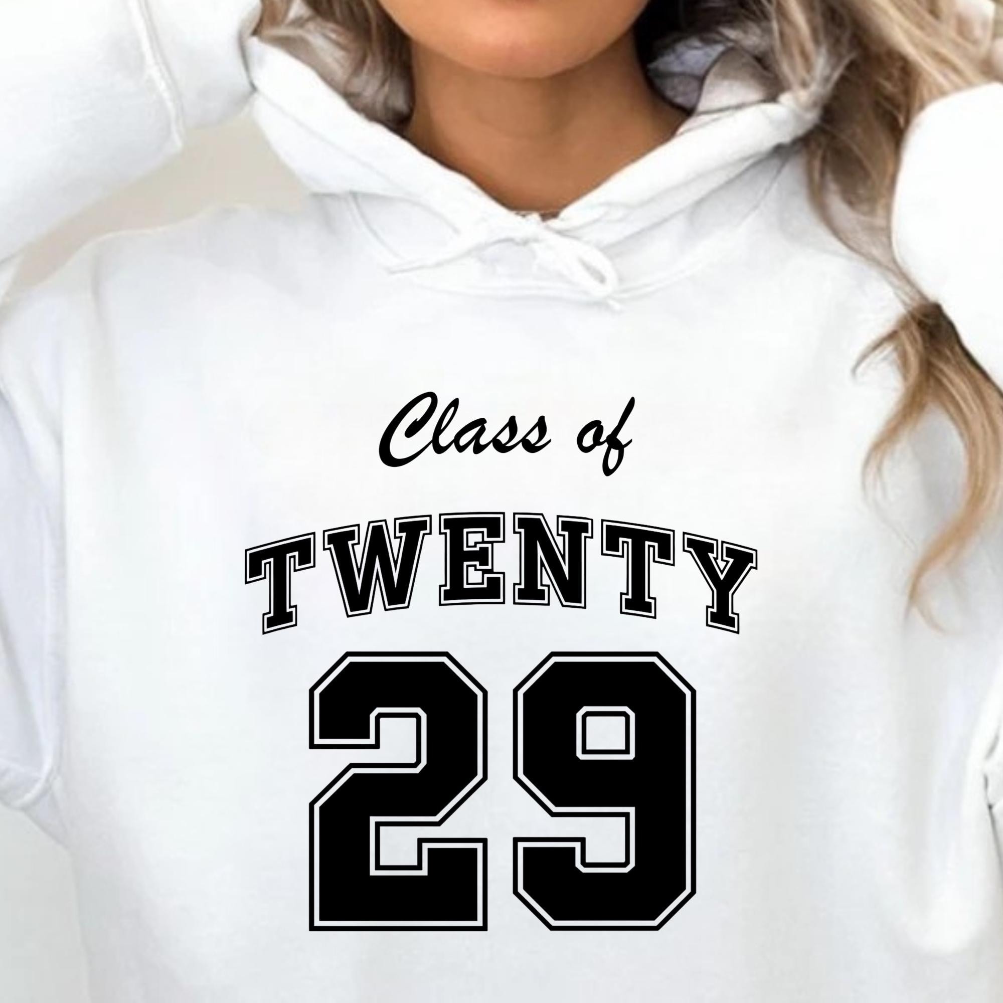 Class of 2029 PNG: Graduation T-shirt, Hoodie & Mug Design (digital ...