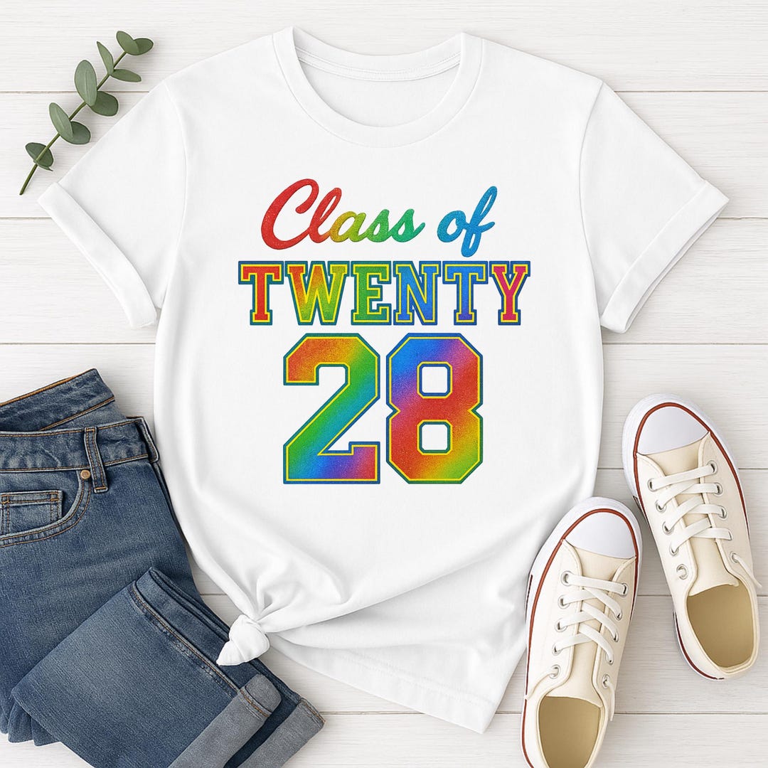 Class of 2028 PNG | Graduation T-shirts, Hoodies & Mugs | Unique Design ...