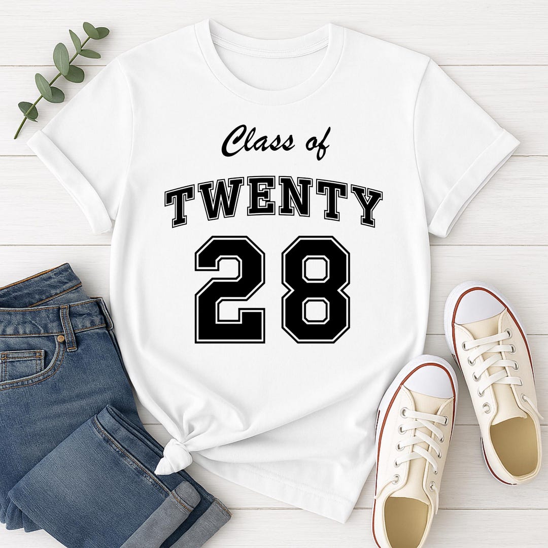 Class of 2028 PNG | Graduation T-shirts, Hoodies & Mugs | Unique Design ...