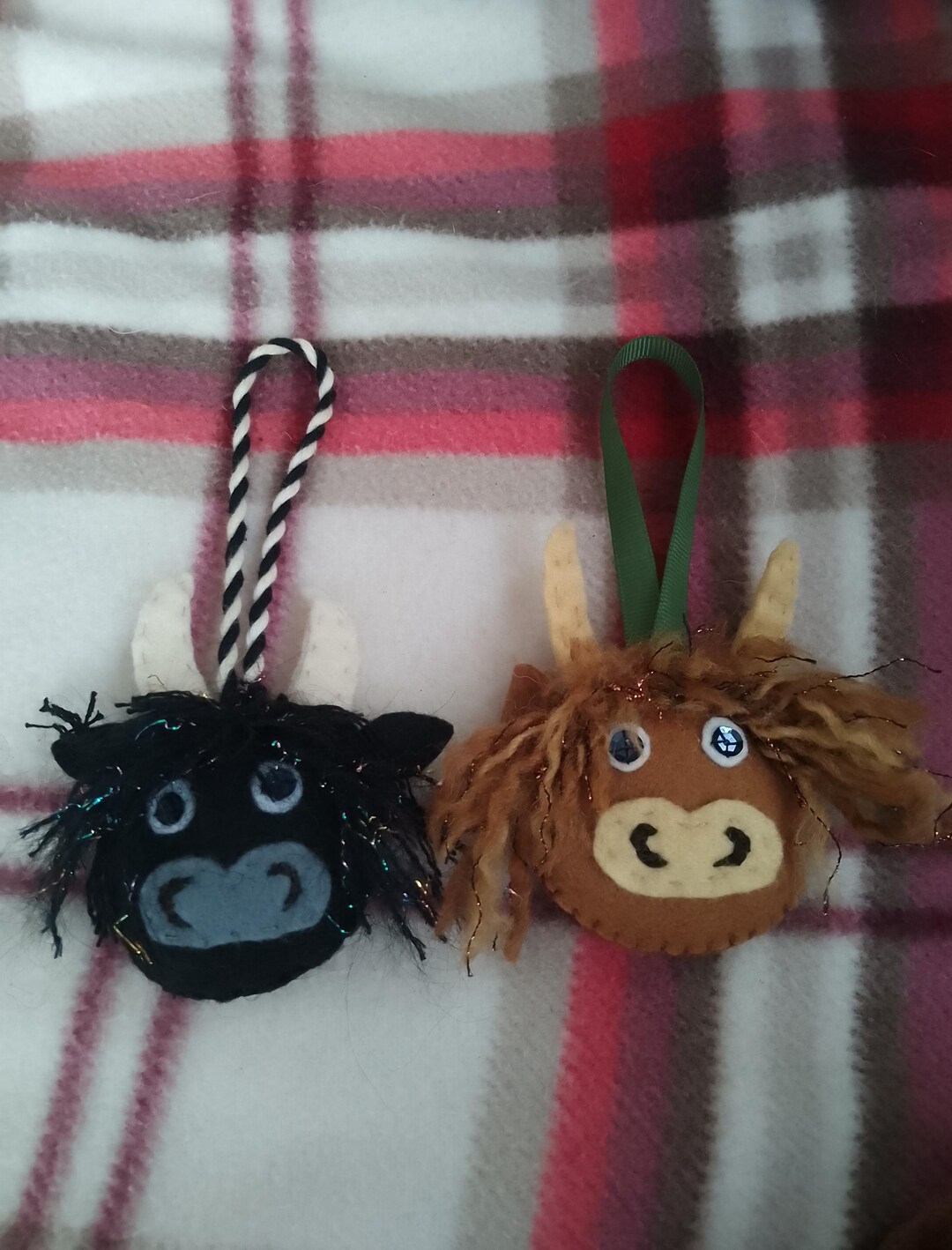 Highland Coo Christmas Tree Decorations - Etsy