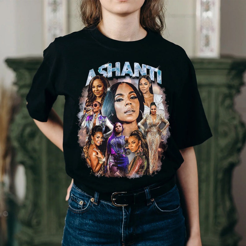 Limited Ashanti Vintage T-shirt, Gift for Woman and Man Unisex T-shirt ...