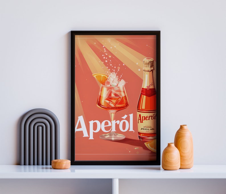 Aperol Spritz Vintage Wall Art Print - Etsy