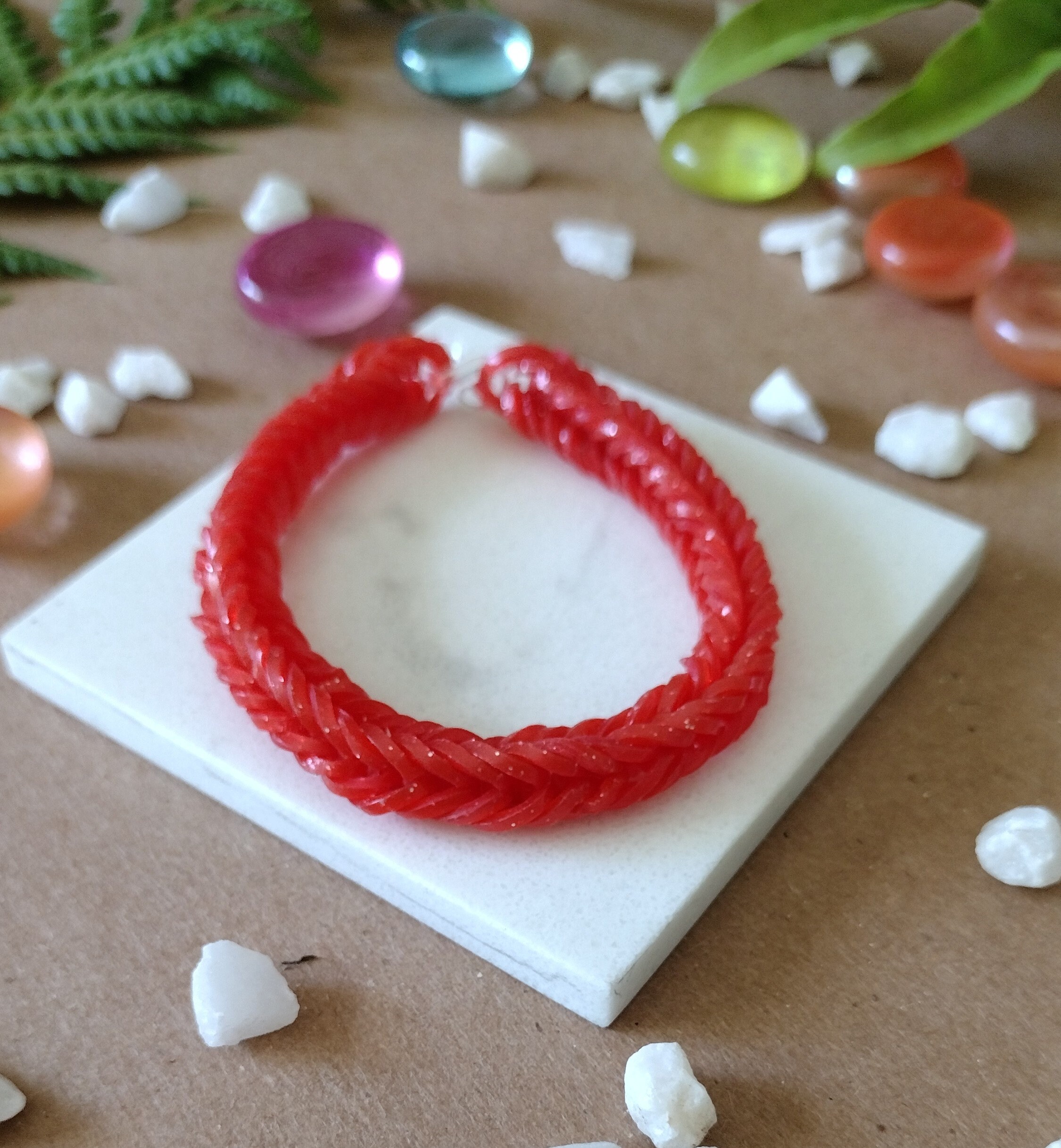 Colorful Handmade Rainbow Loom Bracelets - Etsy