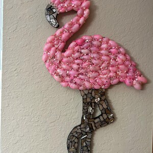 Pink Flamingo Shell Wall Art - Etsy