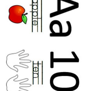Letter of the Week // Letter A // Apples // Homeschool // - Etsy