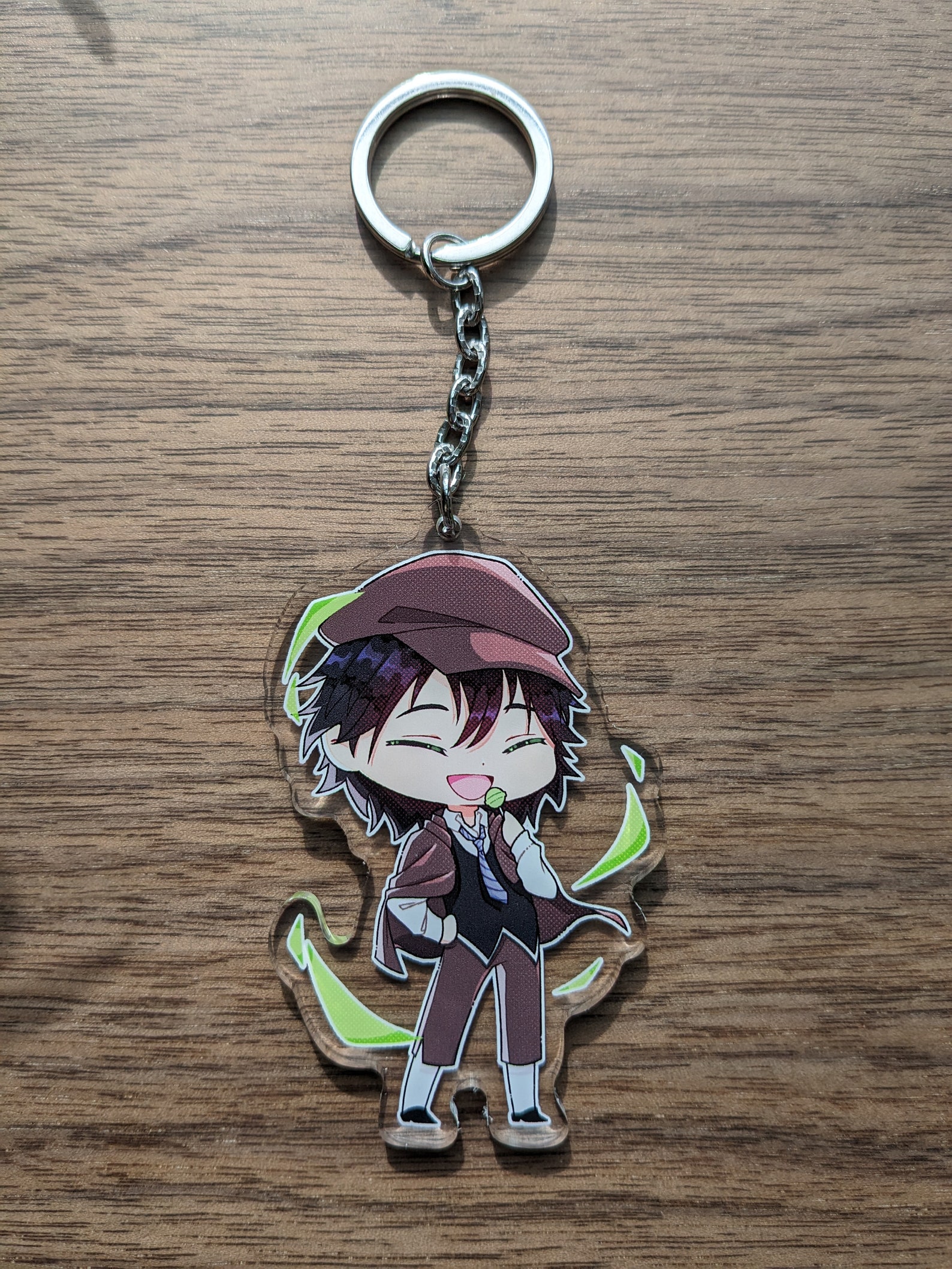 BSD Acrylic Keychains || Ranpo Poe Mushitarou || Perfect Crime Trio ...