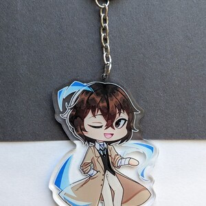 BSD Acrylic Keychains || Dazai & Chuuya || Soukoku - Etsy