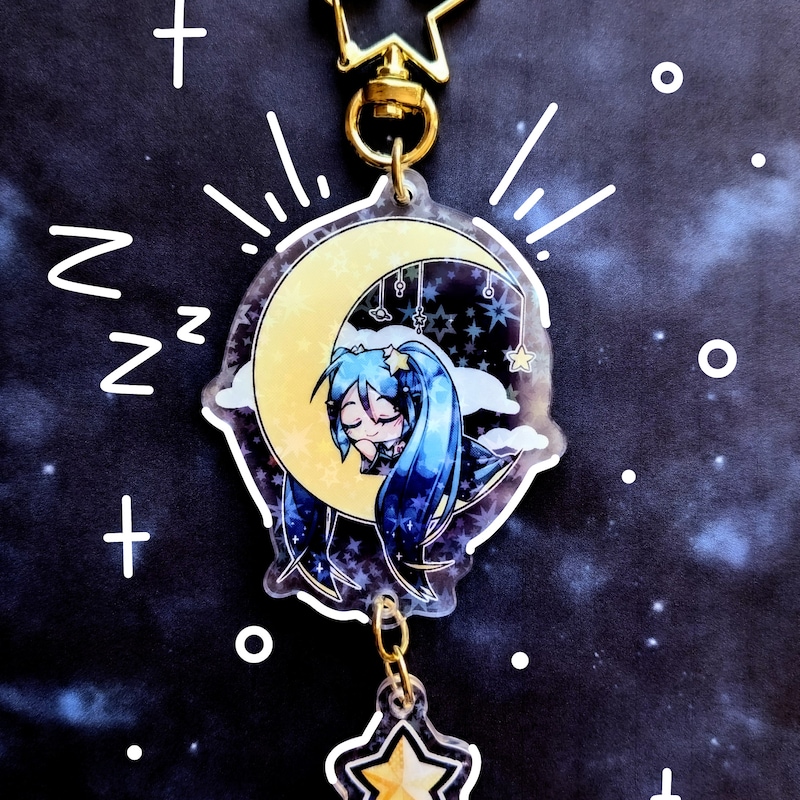 Hatsune Miku Keychain - Etsy