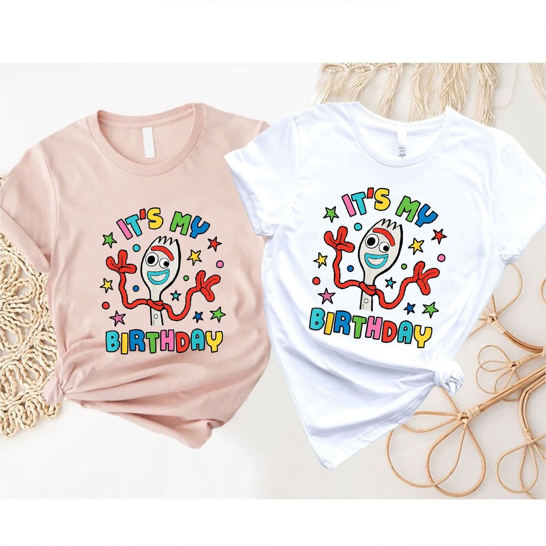 It's My Birthday Shirt, Matching Forky Birthday Kid Shirt, Disney ...