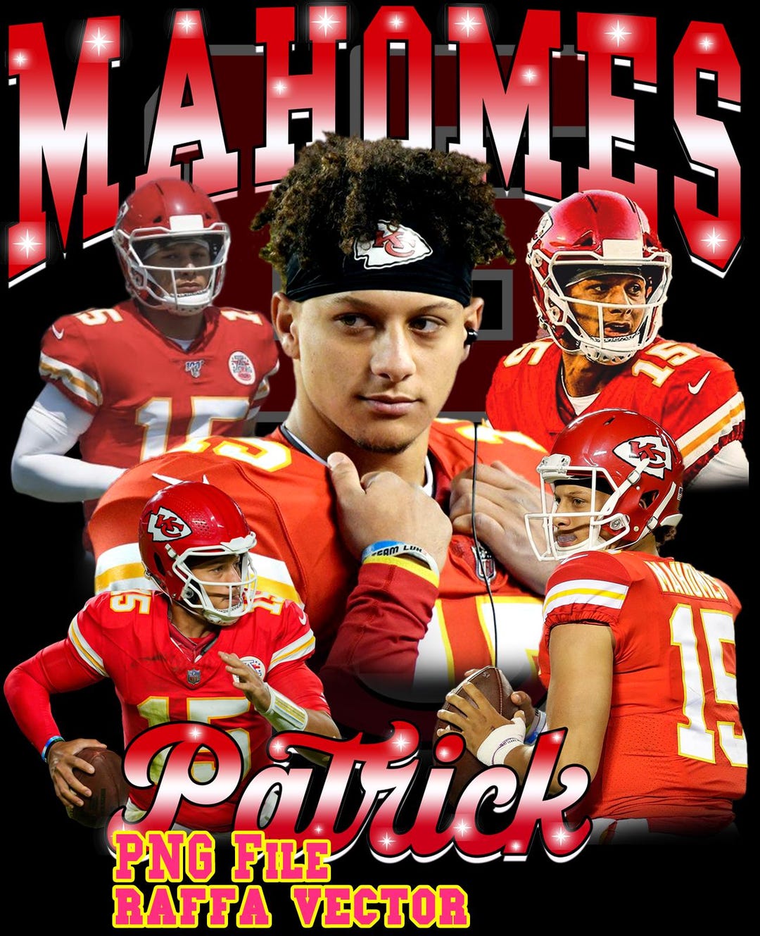 Vintage Patrick Mahomes Png File , Tshirt Design , Football Design ...