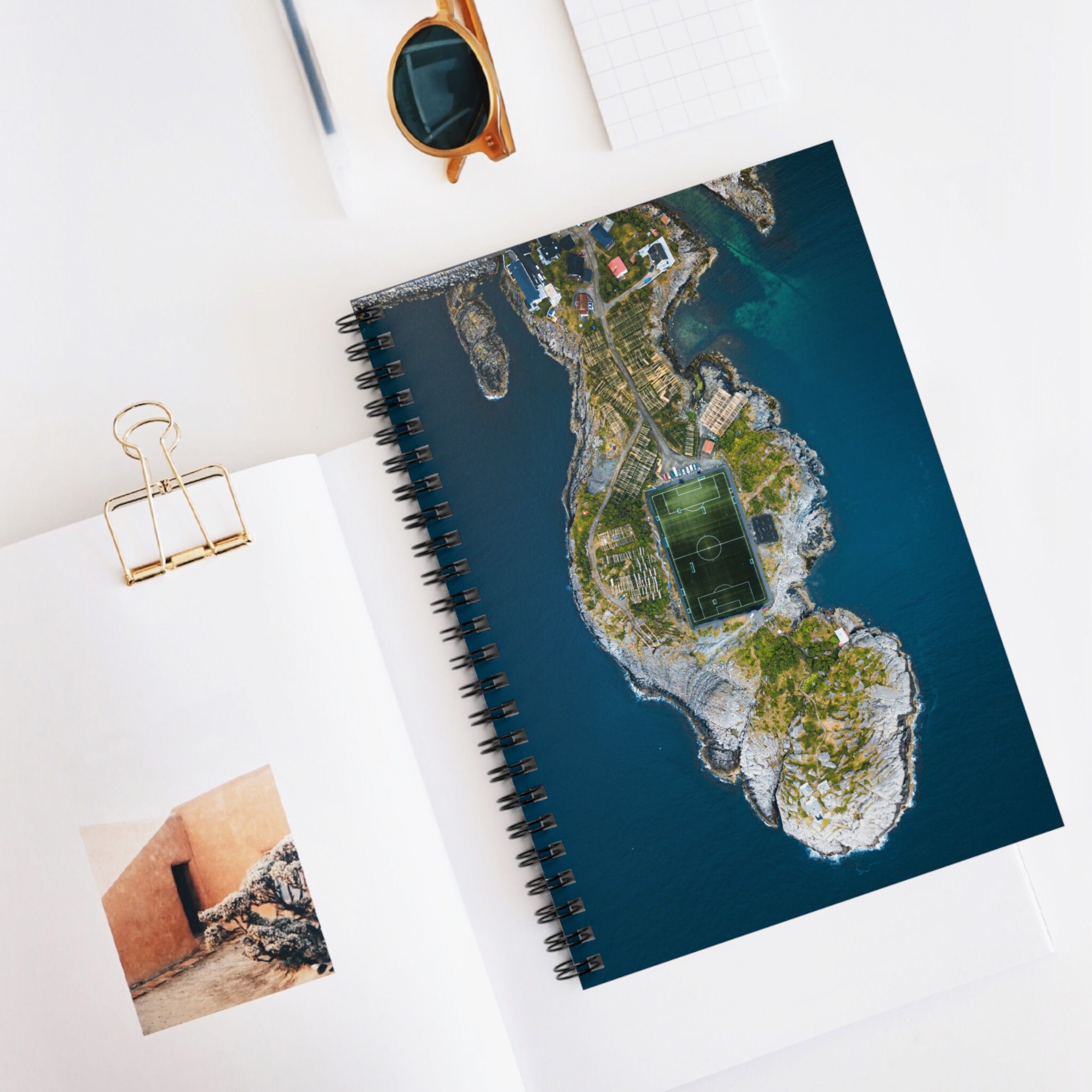 Norway Football Henningsvær Stadium Spiral Notebook, Soccer, Great for ...