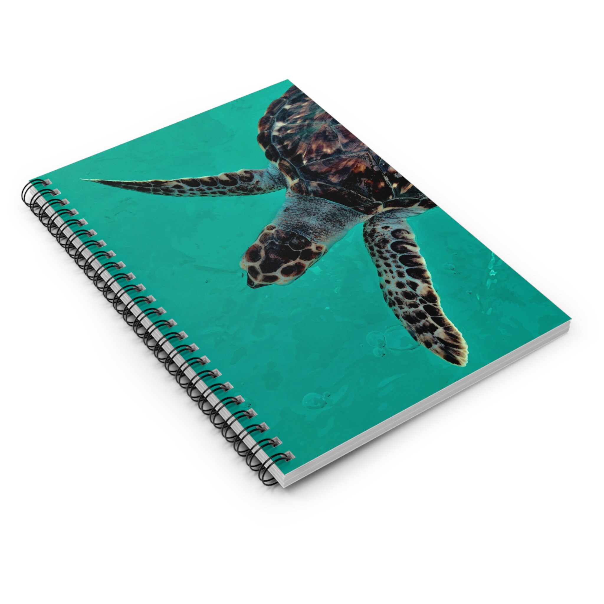 Green Sea Turtle Spiral Notebook, Great for Note Taking, To-do Lists ...