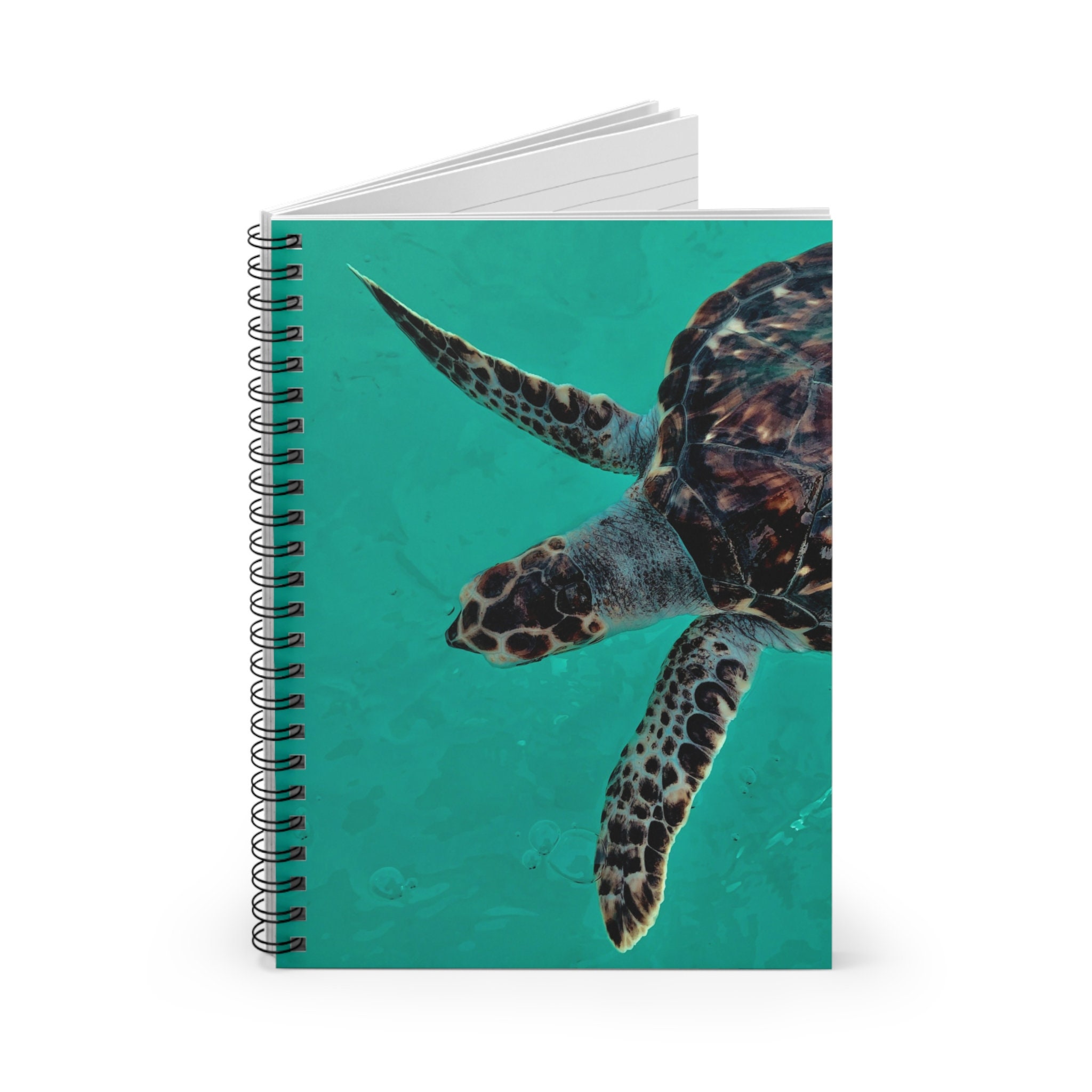 Green Sea Turtle Spiral Notebook, Great for Note Taking, To-do Lists ...