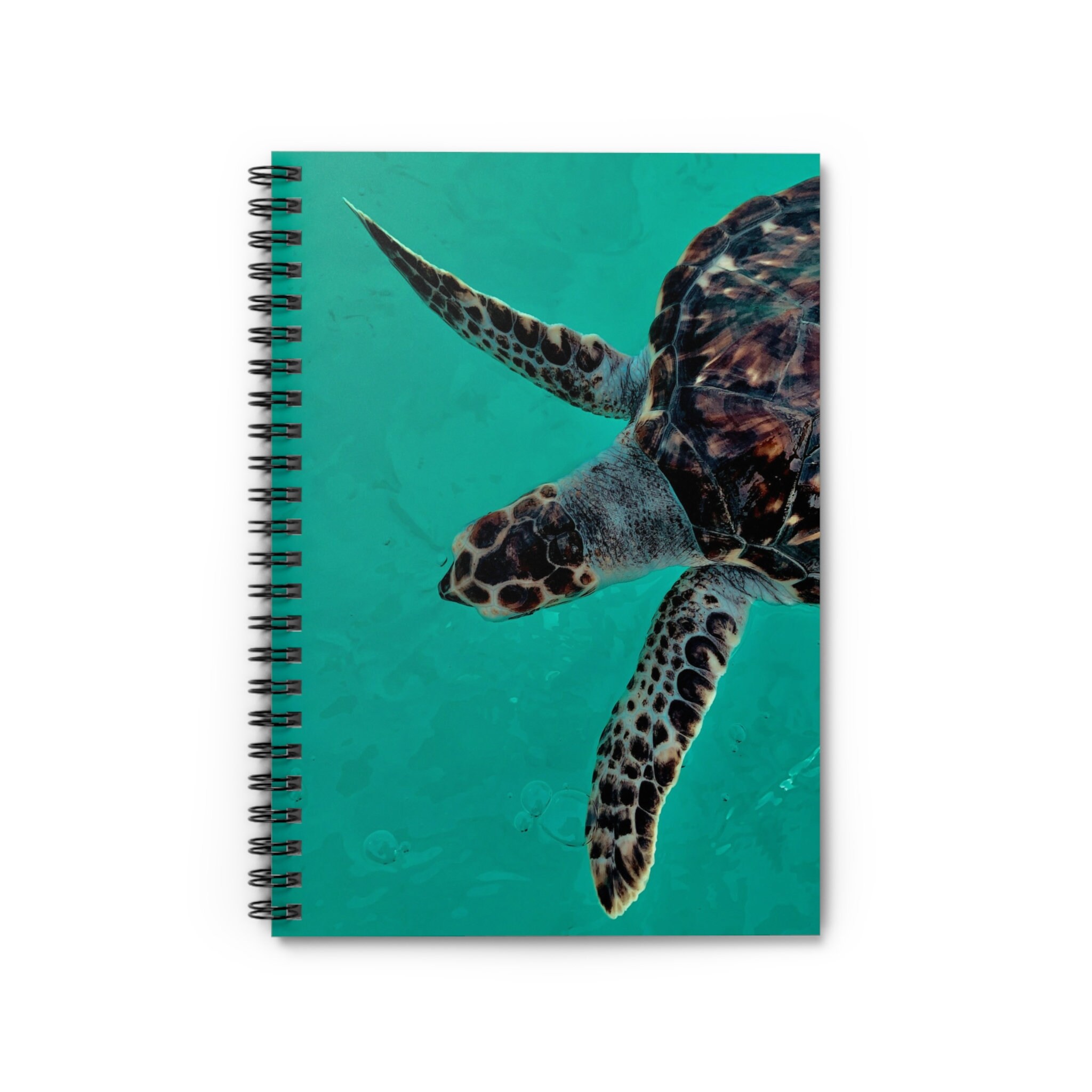Green Sea Turtle Spiral Notebook, Great for Note Taking, To-do Lists ...